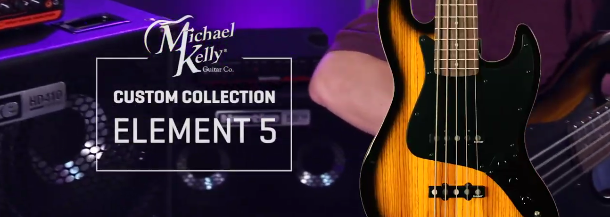 Element 5 Custom Collection electric bass guitar | Michael Kelly Guitar Co.